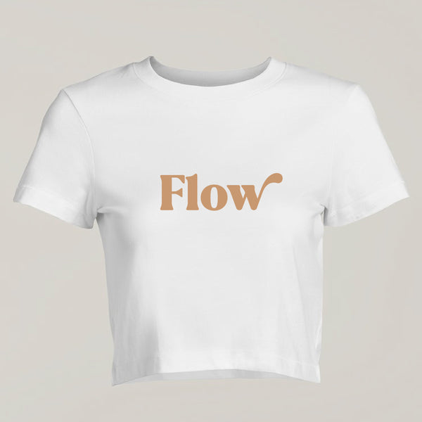 Flow Basic Cropped Shirt - Flow Movement Studio